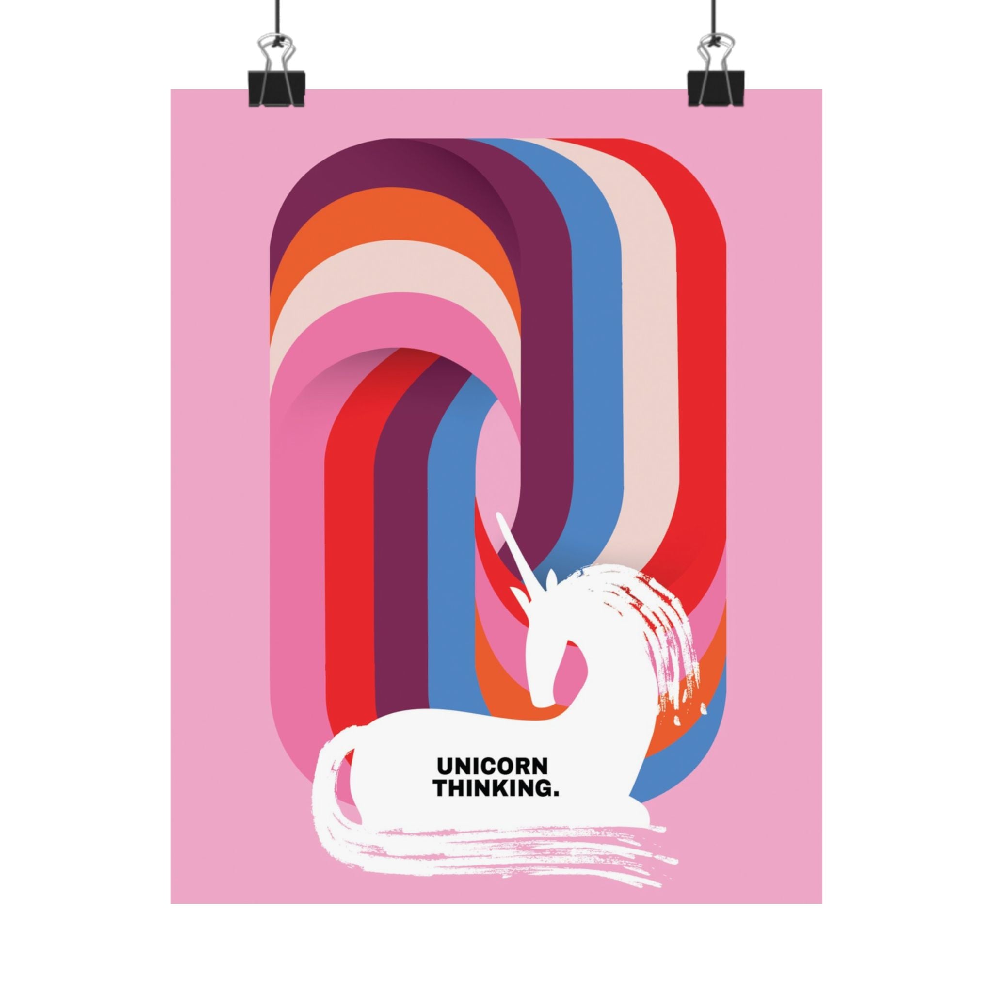 Vertical Poster - Unicorn Thinking. – The Unicorn Frequency